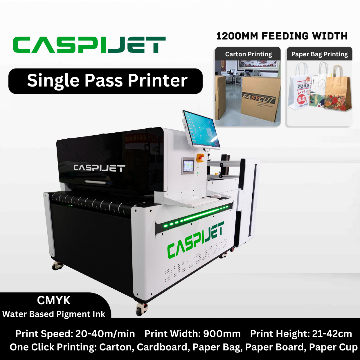 120cm Single Pass Printer Caspijet CJ-T1200 – Caspijet